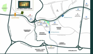 Locaton-Map-Trees-Damansara | New Property Launch - Kuala Lumpur, Selangor