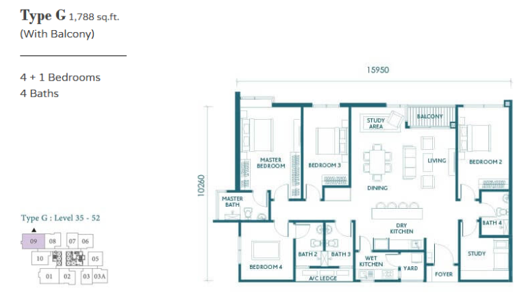 Sunway-Serene-Floor-Plan-Type-G | New Property Launch - Kuala Lumpur ...