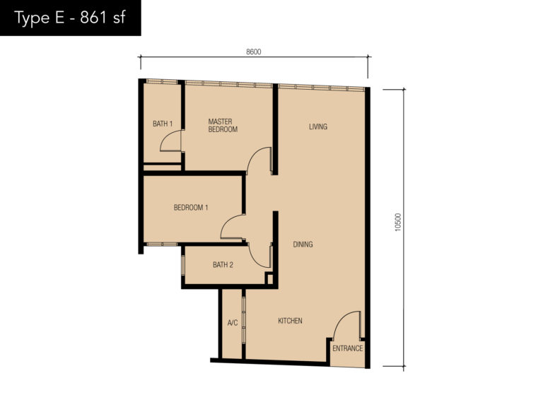 The-Cruise-Residence-Floor-Plan-Type-E | New Property Launch - Kuala ...