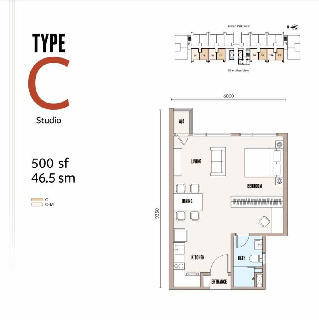 South-Place-Metropark-Unit-Layout-Type-C | New Property Launch - Kuala ...