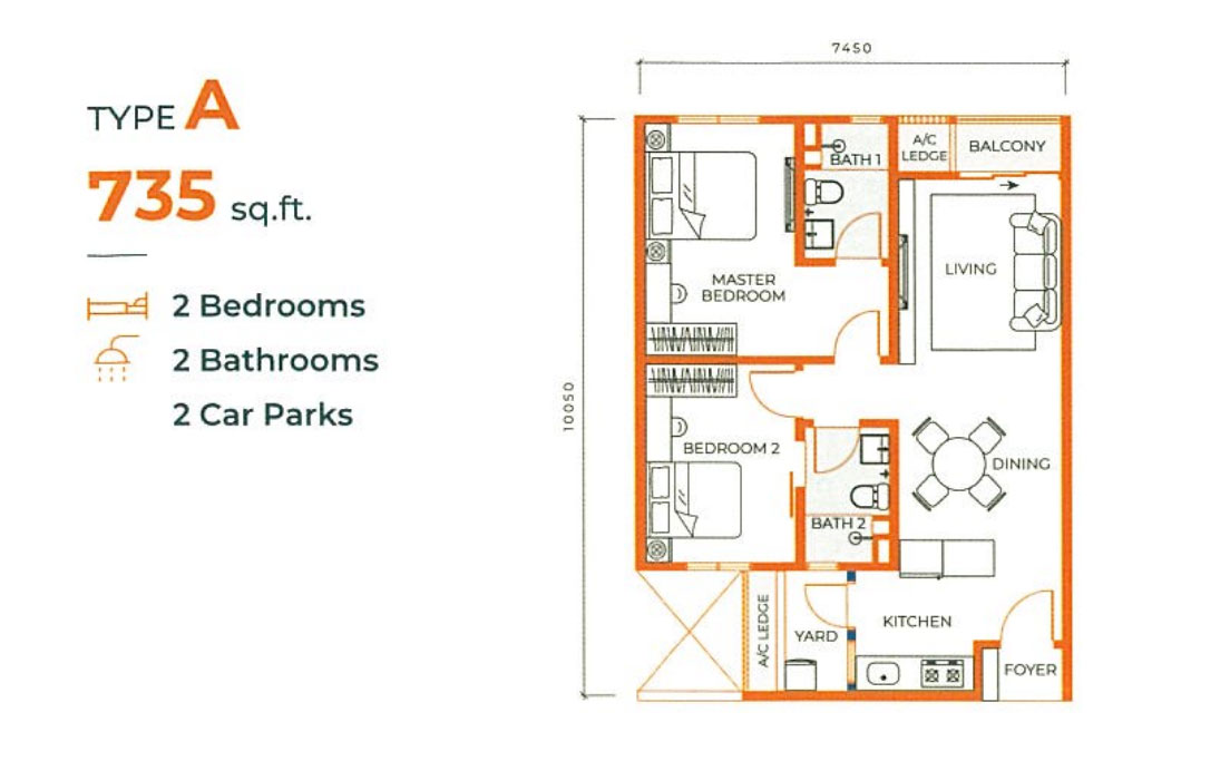 99-Legend-Floor-Plan-Type-A | New Property Launch - Kuala Lumpur, Selangor