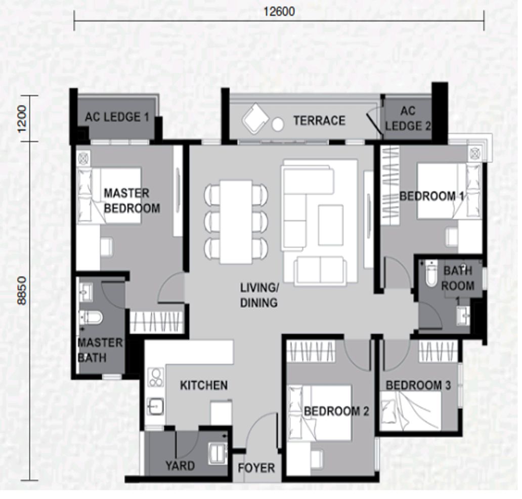Interpoint-Serviced-Apartment-Floor-Plan-Type-D-1194-sq-ft | New ...