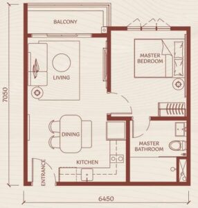 Type-A-Floor-Plan-Red-Earth-One-Genting-Xintiandi | New Property Launch - Kuala Lumpur, Selangor