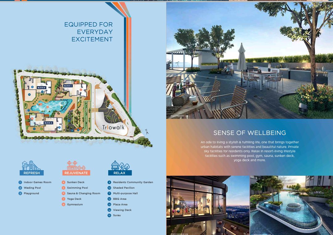 Trio-Facilities-Plan | New Property Launch - Kuala Lumpur, Selangor