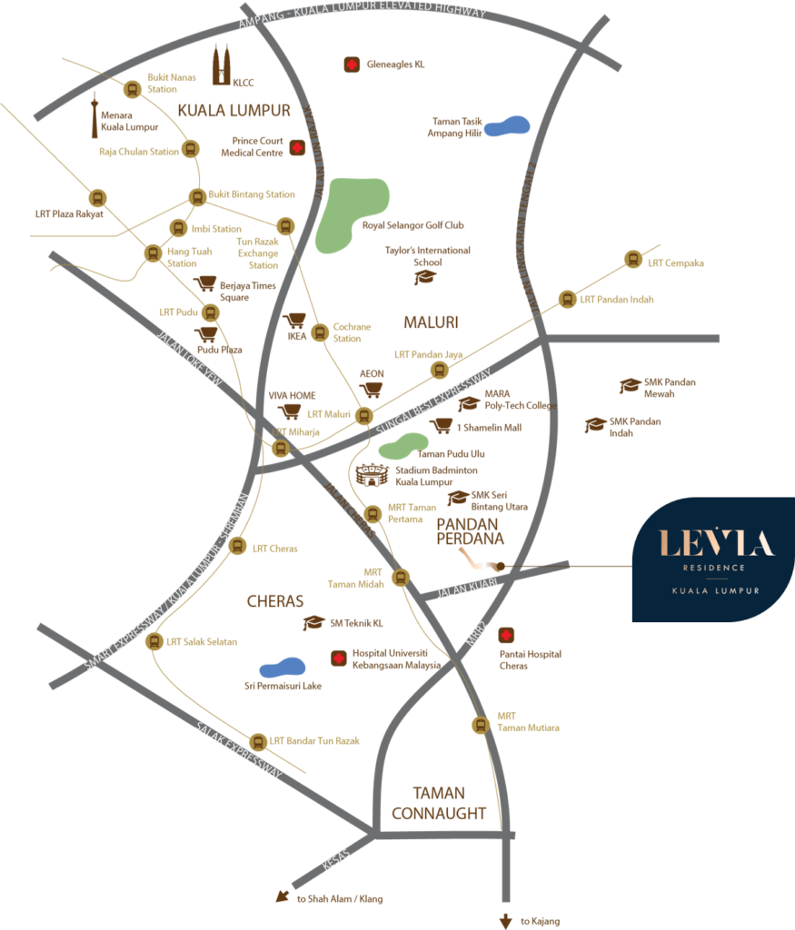 Levia-Residence-Location-Map | New Property Launch - Kuala Lumpur, Selangor