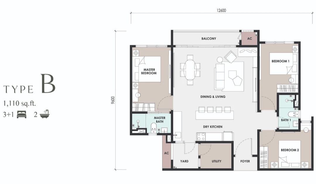 Curvo-Residences-Unit-Layout-Type-B | New Property Launch - Kuala ...
