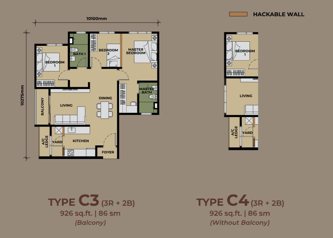 The-Aldenz-Unit-Layout-Type-C3-C4 | New Property Launch - Kuala Lumpur ...